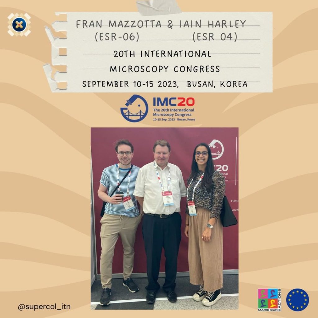 Dissemination: 20th International Microscopy Congress – Supercol